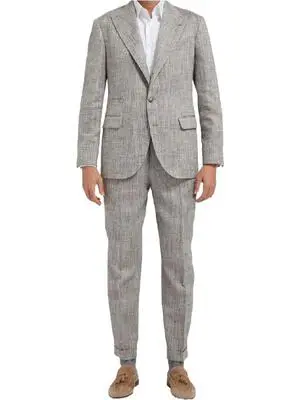 Brunello Cucinelli Long-sleeved Suit - Gray