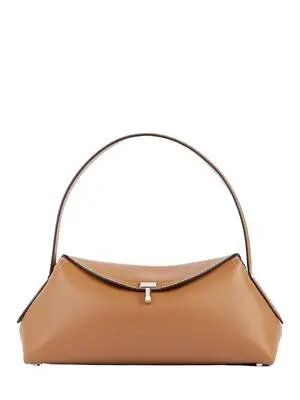 TOTEME T-lock Top Handle Bag - Tan
