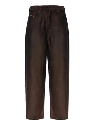 DIESEL® Belted Casual Trousers - Black
