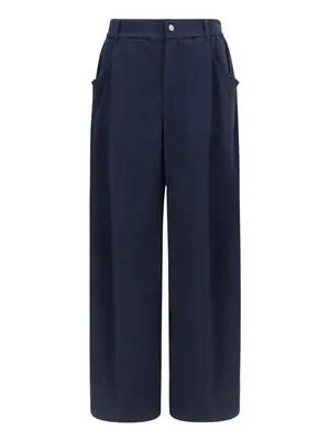 Brunello Cucinelli Wide Leg Trousers - Black