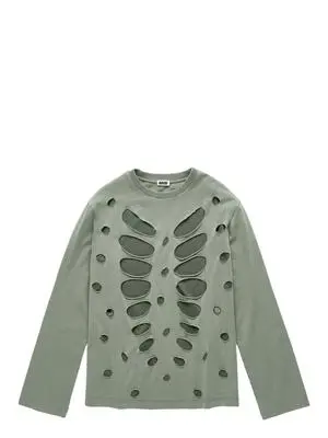 AVAVAV Semi-distressed Layered T-shirt - Gray