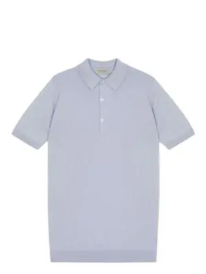 John Smedley Short-sleeved Polo Shirt - Dew