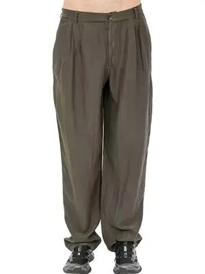 Andrea Ya'aqov Pleated Patch-pocket Trousers - Brown