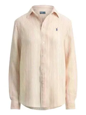 Polo Ralph Lauren Striped Button-up Shirt - Orange