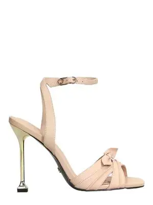 GOLD & ROUGE Naisa Leather Sandals - Neutrals