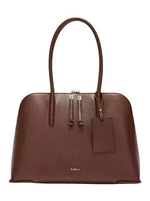 Furla Leather Shoulder Bag - Brown