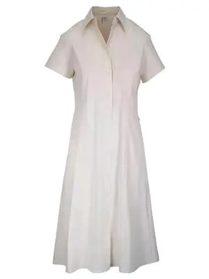 Bogner Alison Short-sleeve Midi Dress - White