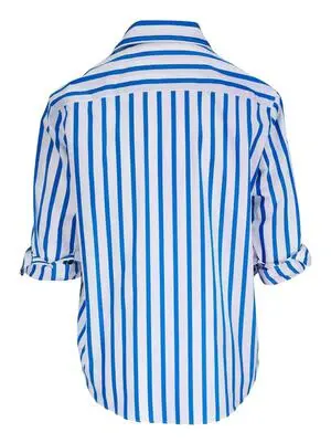 Frank & Eileen Eileen Stripe Pattern Shirt - Blue