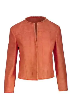 Akris Cropped Jacket - Orange