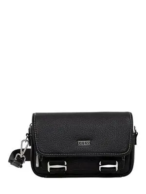 Guess Boston Logo-plaque Belt Bag - Black