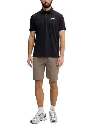 Guess X North Sails Logo-print Tipped Polo Shirt - Blue