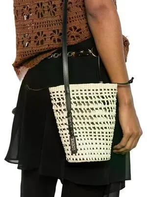 Loewe Braided Crossbody Bag - Neutrals
