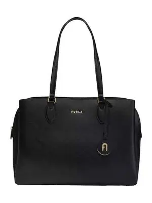 Furla Minerva Arch-logo Tote Bag - Black