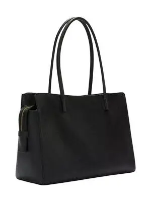 Furla Large Eris Leather Tote Bag - Black