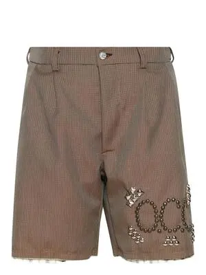 RIVINGTON ROI REBIS Fellowship Houndstooth Shorts - A
