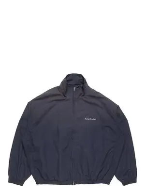 Acne Studios Washed Logo Jacket Dusty - Blue