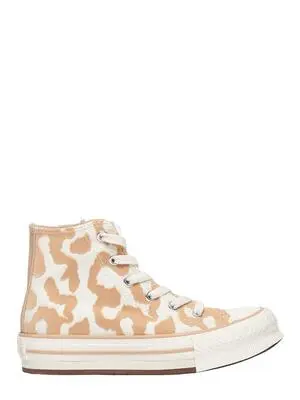 CONVERSE Converse Chuck Taylor All Star EVA Lift Hi Leopard Print High Top Sneakers