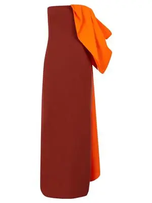 KOAHARI Nina Dress - Brown/orange