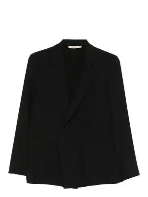 PENNYBLACK Double-breasted Notched-lapel Blazer - Black