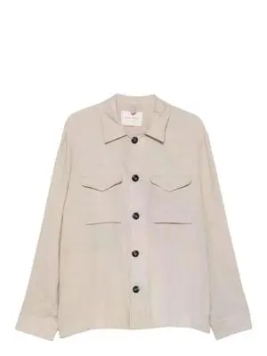 OFFICINA36 Button-up Pocket-detail Jacket - Neutrals