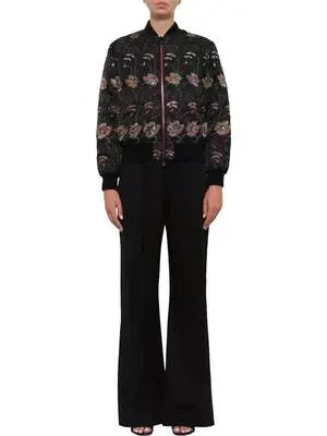 Givenchy Sequin Embellished Bomber Jacket - Black