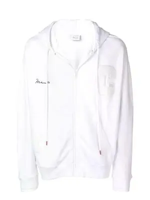 COUNTY OF MILAN X Muhammad Ali Zip Front Hoodie - White
