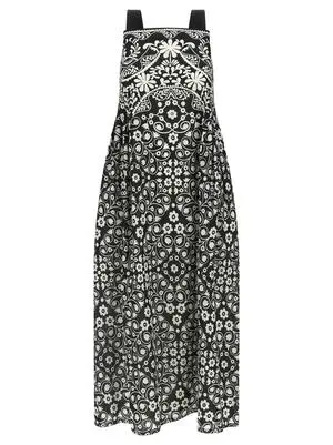 Max Mara Wkimoli' Capsule 'mediterranean Ease' Printed Cotton Voilé Dress - Multicolor
