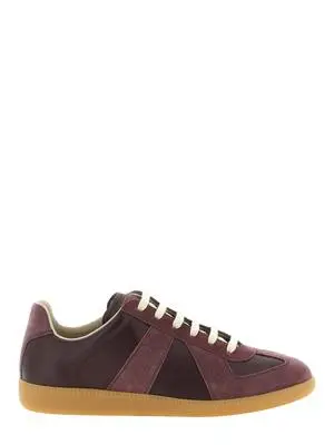 MAISON MARGIELA MAISON MARGIELA Replica Nappa And Suede Sneakers Multicolor