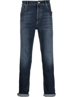 Brunello Cucinelli Mid-rise Denim Jeans - Multicolor