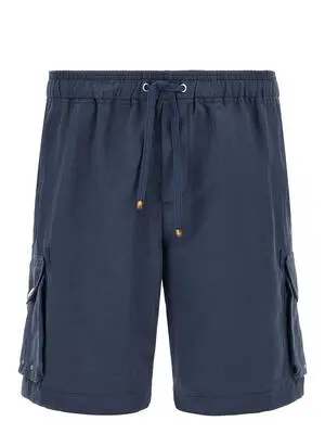 Brunello Cucinelli Cargo Bermuda Shorts - Blue