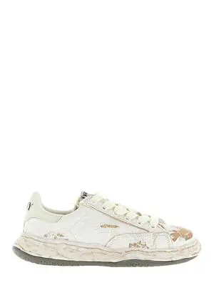 MIHARA YASUHIRO MAISON MIHARA YASUHIRO Charles Aged-Effect Canvas Sneakers