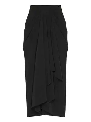 Givenchy Draped Midi Skirt - Multicolor