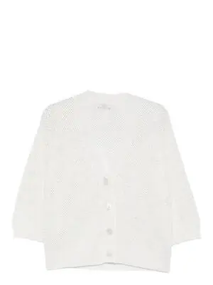 Peserico Fine Knit V-neck Cardigan - Multicolor