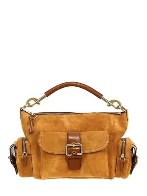 Chloé Suede Camera Bag Shoulder Bag - Brown