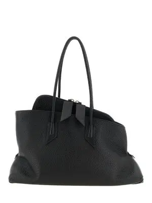Attico La Passeggiata Medium Shoulder Bag - Black