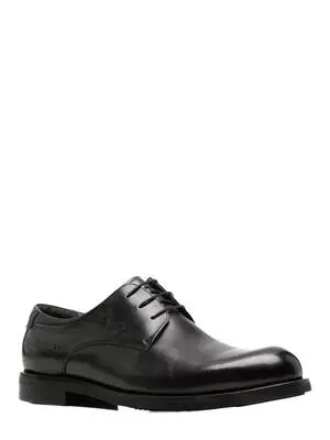 ALBERTO GOZZI Perforated Detail Lace-up Shoes - Black