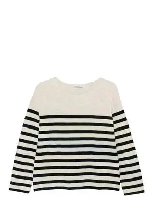 Marc O'polo Striped Long-sleeve Sweater - Neutrals