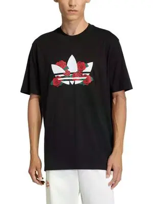 Adidas Trevo Series Roses Trefoil T-shirt - Black