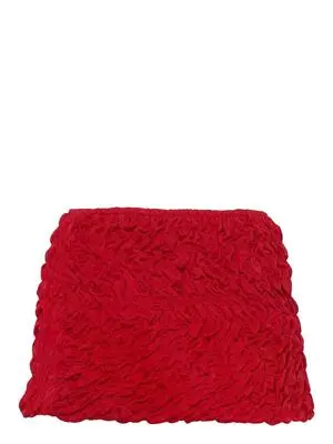 SELIA RICHWOOD Lia Shir Mini Beach Skirt - Red