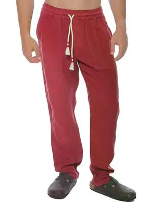 MC2 SAINT BARTH Calais Drawstring Waist Trousers - Red