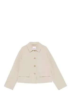 Aspesi Raglan Sleeve Button-up Jacket - Neutrals