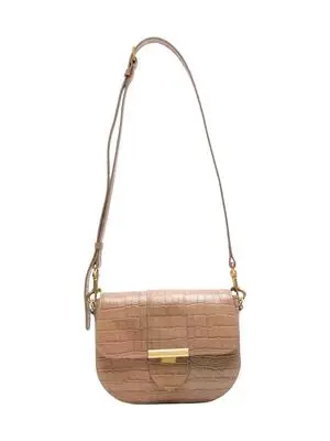 LANCASTER Croc-effect Cross Body Bag - Neutrals