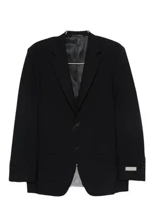 Canali Button Blazer - Black