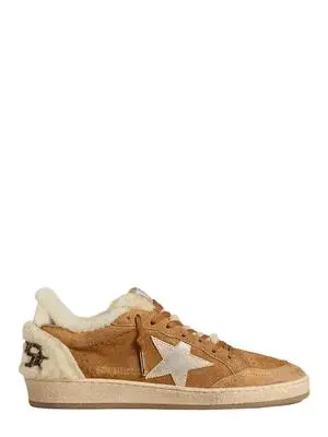 GOLDEN GOOSE Golden Goose Deluxe Brand Ball Star Lace-Up Sneakers Nude
