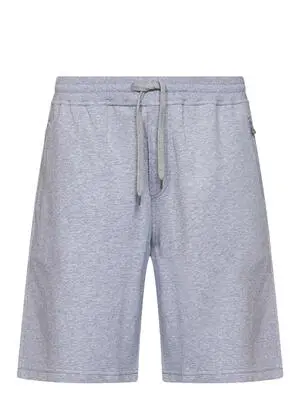 Brunello Cucinelli Drawstring Shorts With Zip Pocket - Gray
