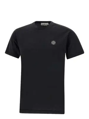 STONE ISLAND Stone Island Logo Patch Crewneck T-Shirt