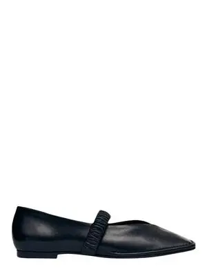 ALOHAS Lautan Square-toe Ballet Flats - Black