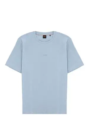 BOSS T-shirt Con Logo - Azure