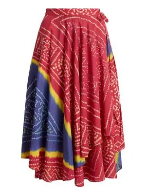Polo Ralph Lauren Printed Wrap Skirt - Multi