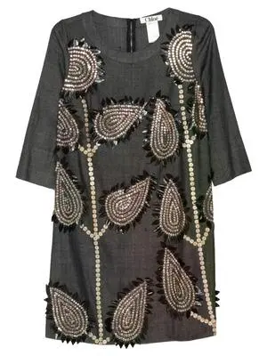 CHLOÉ Chloé 2006 Embellished Leaf-Motif Dress